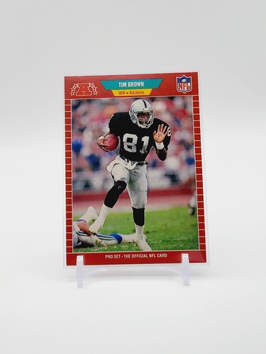 Tim Brown ROOKIE CARD 1989 Pro Set #183 LA Raiders (RC) | eBay
