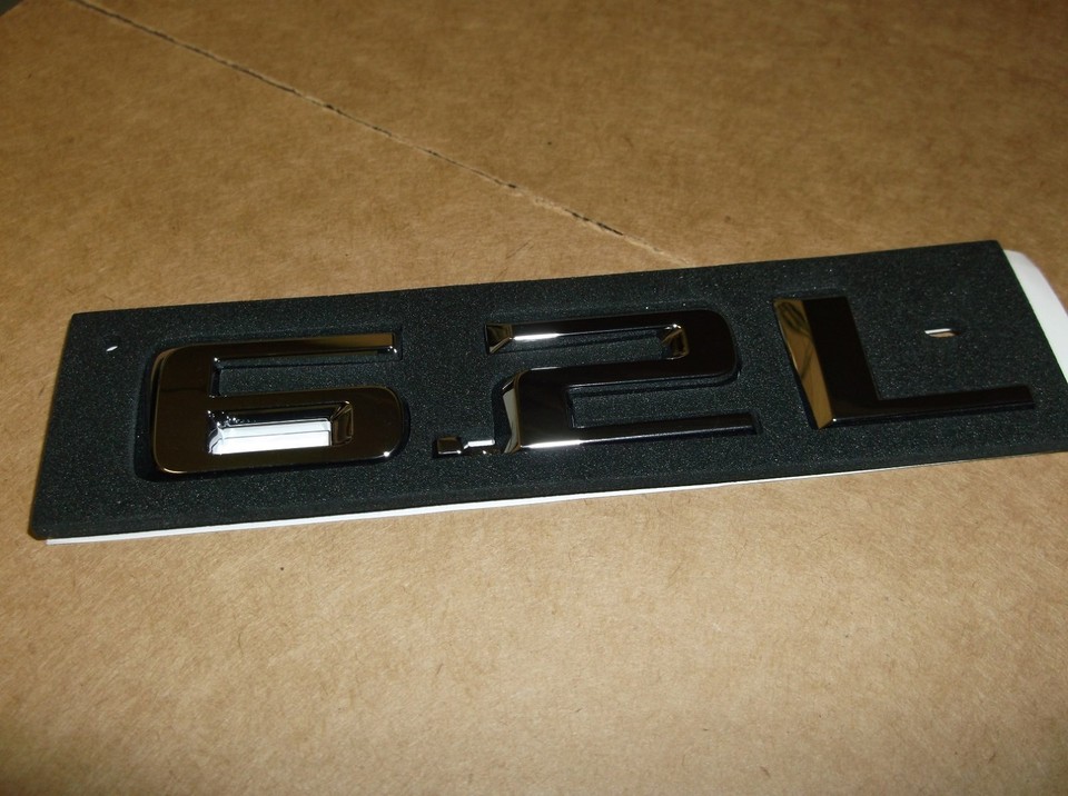 2019 Chevrolet Silverado 6.2 Liter Chrome Emblem~84192174~OEM~GMC ...