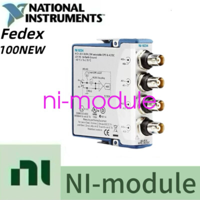 National Instruments NI-9234, 24bit, IEPE & AC/DC, BNC new in box | eBay