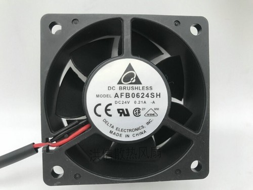 1PCS Delta AFB0624SH DC24V 0.21A 60*25MM 6025 Inverter Cooling Fan Fast ...
