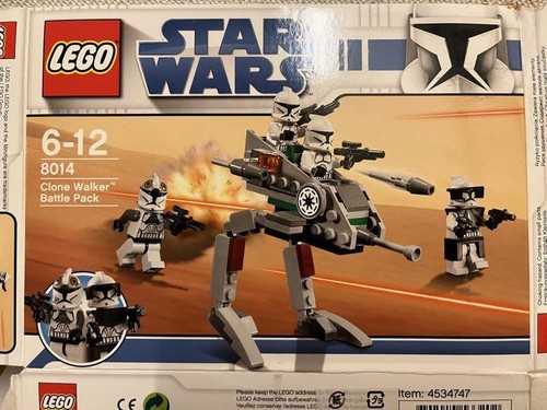 LEGO Clone Walker Battle Pack 8014 Star Wars Complete Set 2009 Toy From ...
