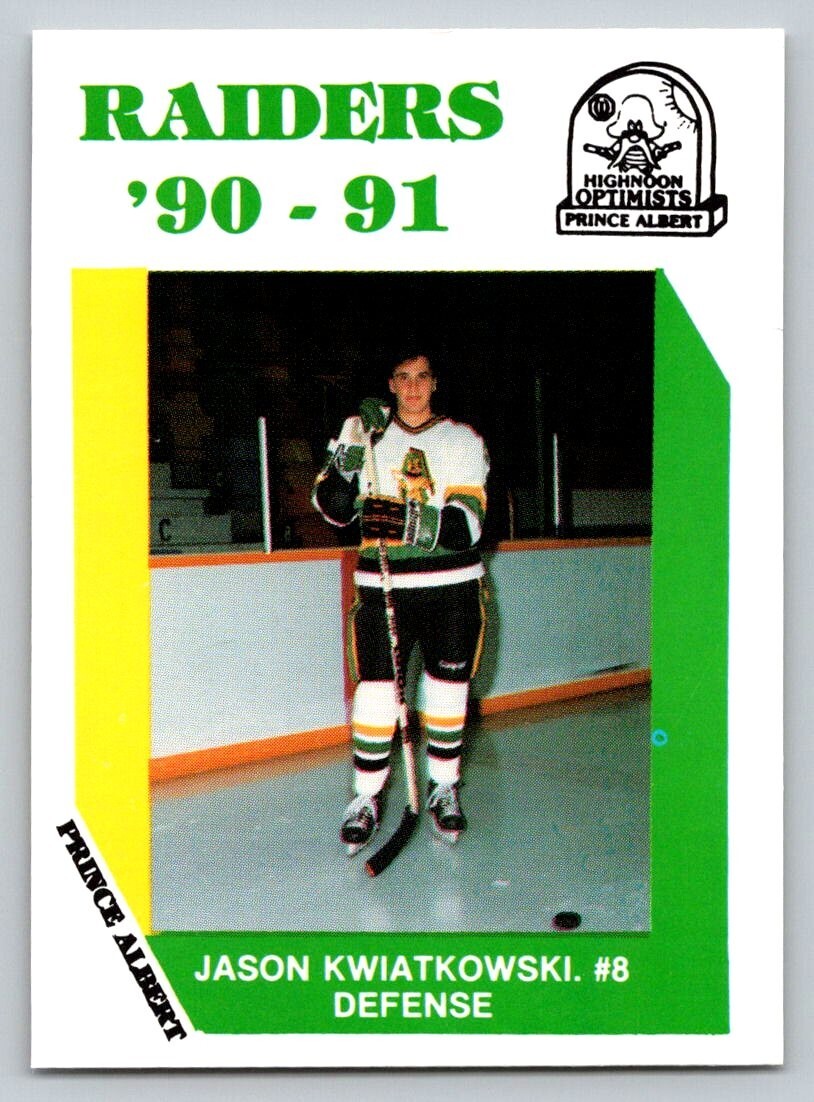 Jason Kwiatkowski 1990-91 Prince Albert Raiders | eBay