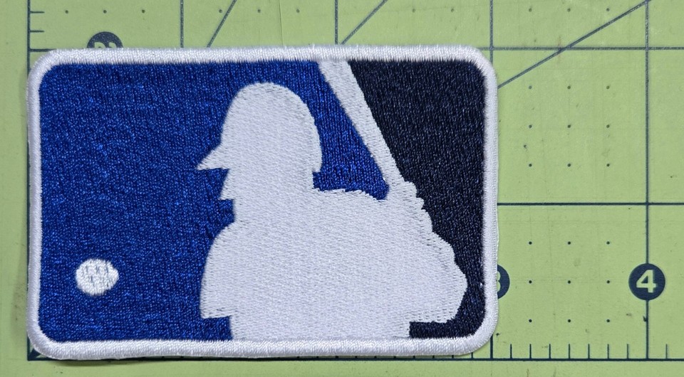 Batterman Logo World Series MLB Baseball Fully Embroidered Iron On ...