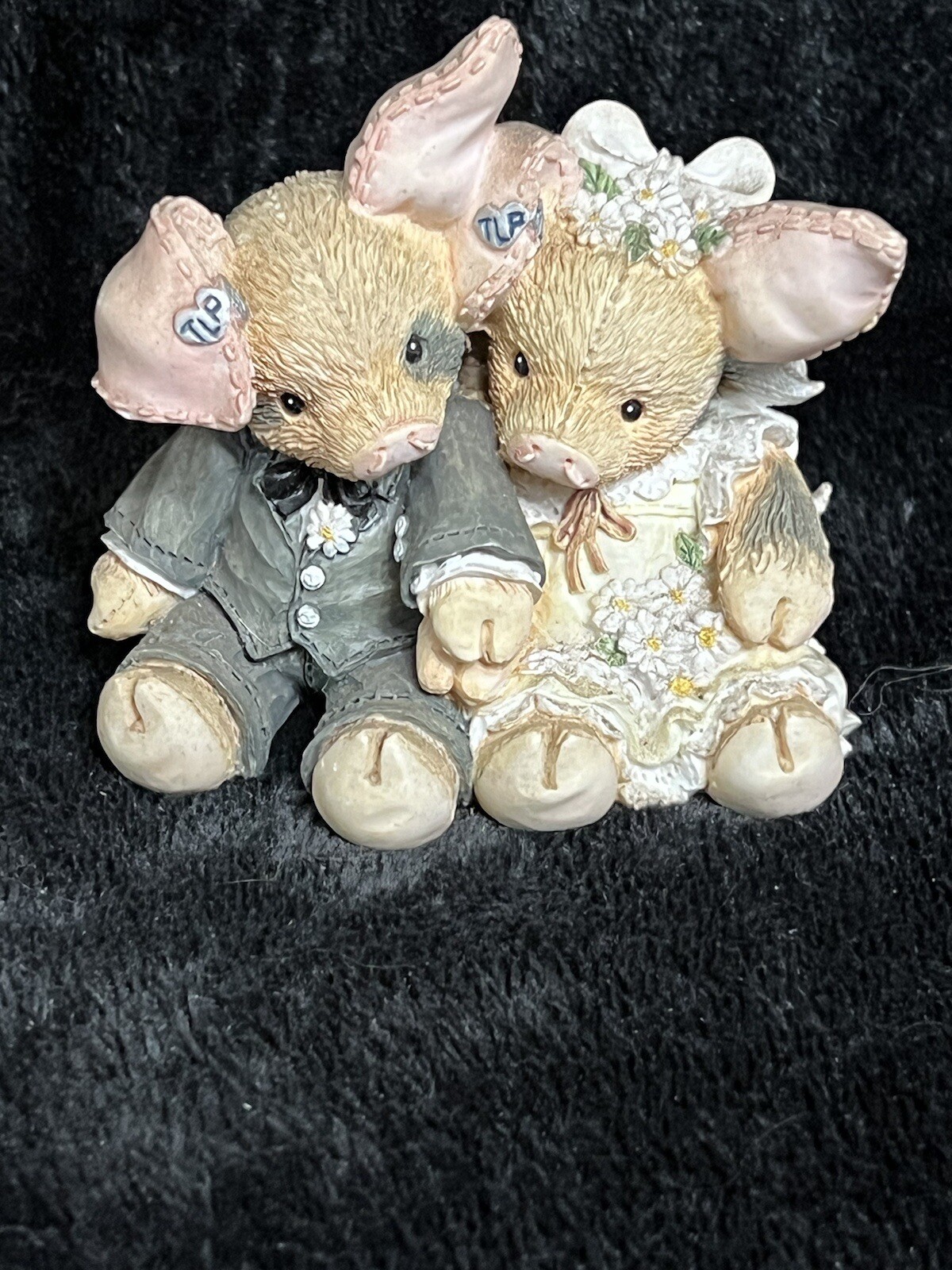 This Little Piggy Enesco 1994 Wedding Figurine Mary Rhyner Bride ...
