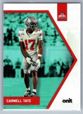 Carnell Tate 2025 ONIT Athlete Ohio State Buckeyes Teal #P-5 | eBay