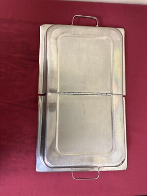(2) Steam Table Pan Cover Full Size Heavy Gauge 22 Stainless Steel ...