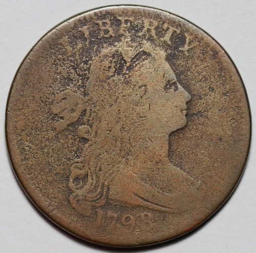 1798 Draped Bust Large Cent - 1st Hair Style - US 1c Copper Coin | eBay