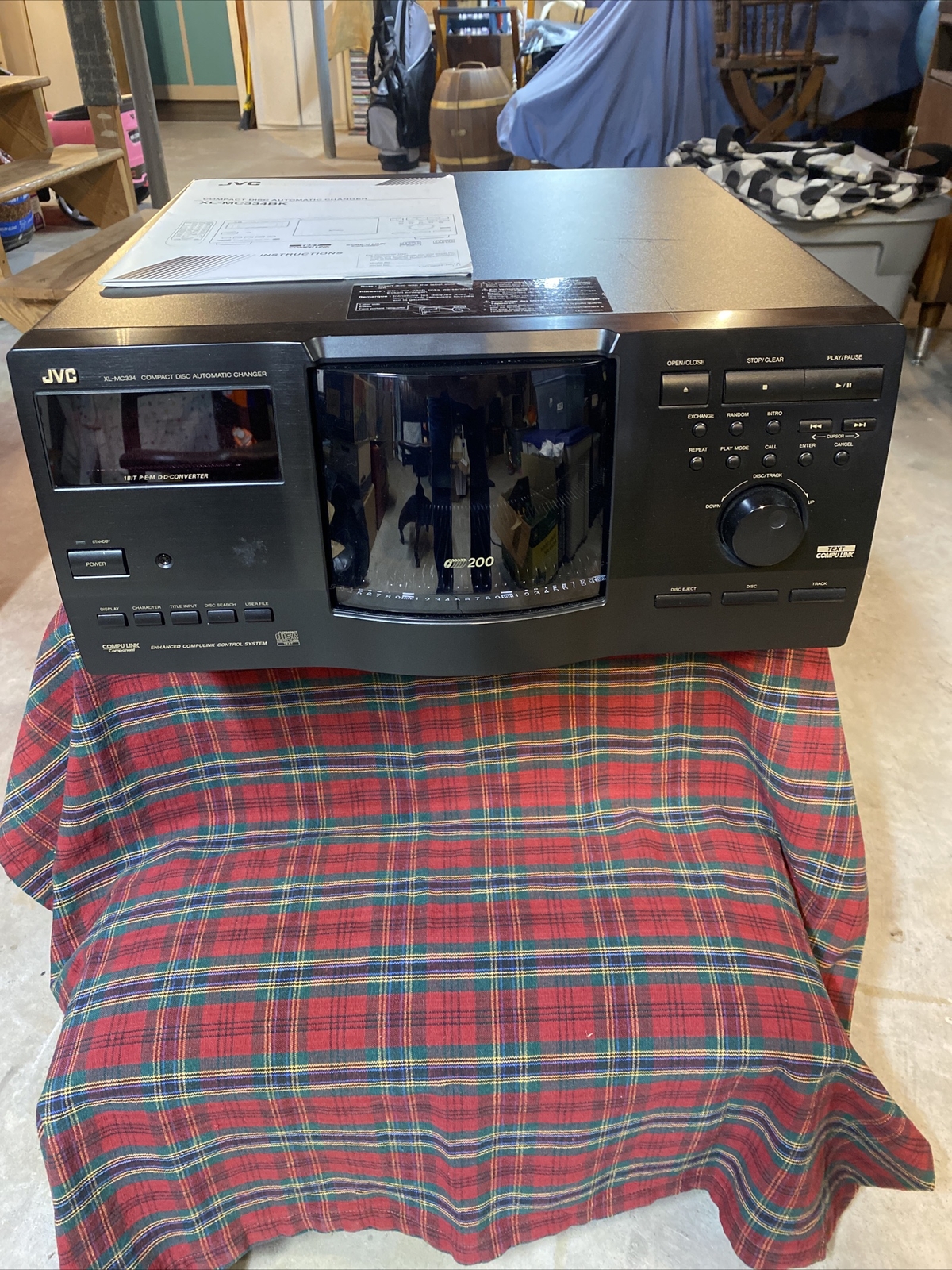 JVC MC333BK 200 CD automatic changer w/ manual | eBay