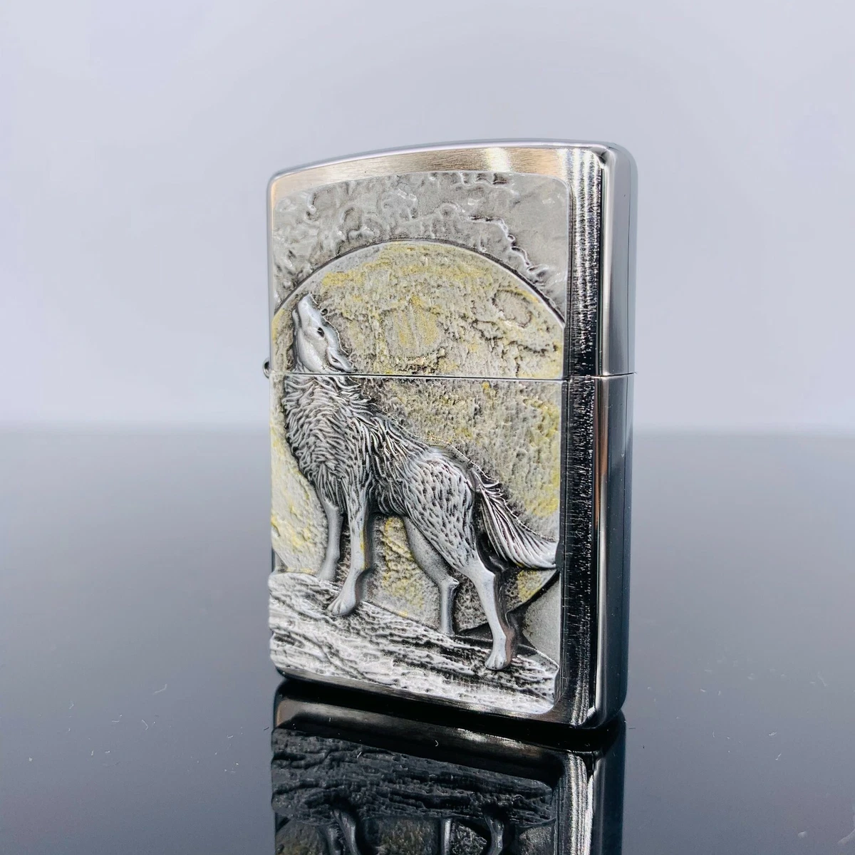 Respektvoll Sturm Bürgersteig feuerzeug wolf Einverstanden mit Verdunstung mechanisch