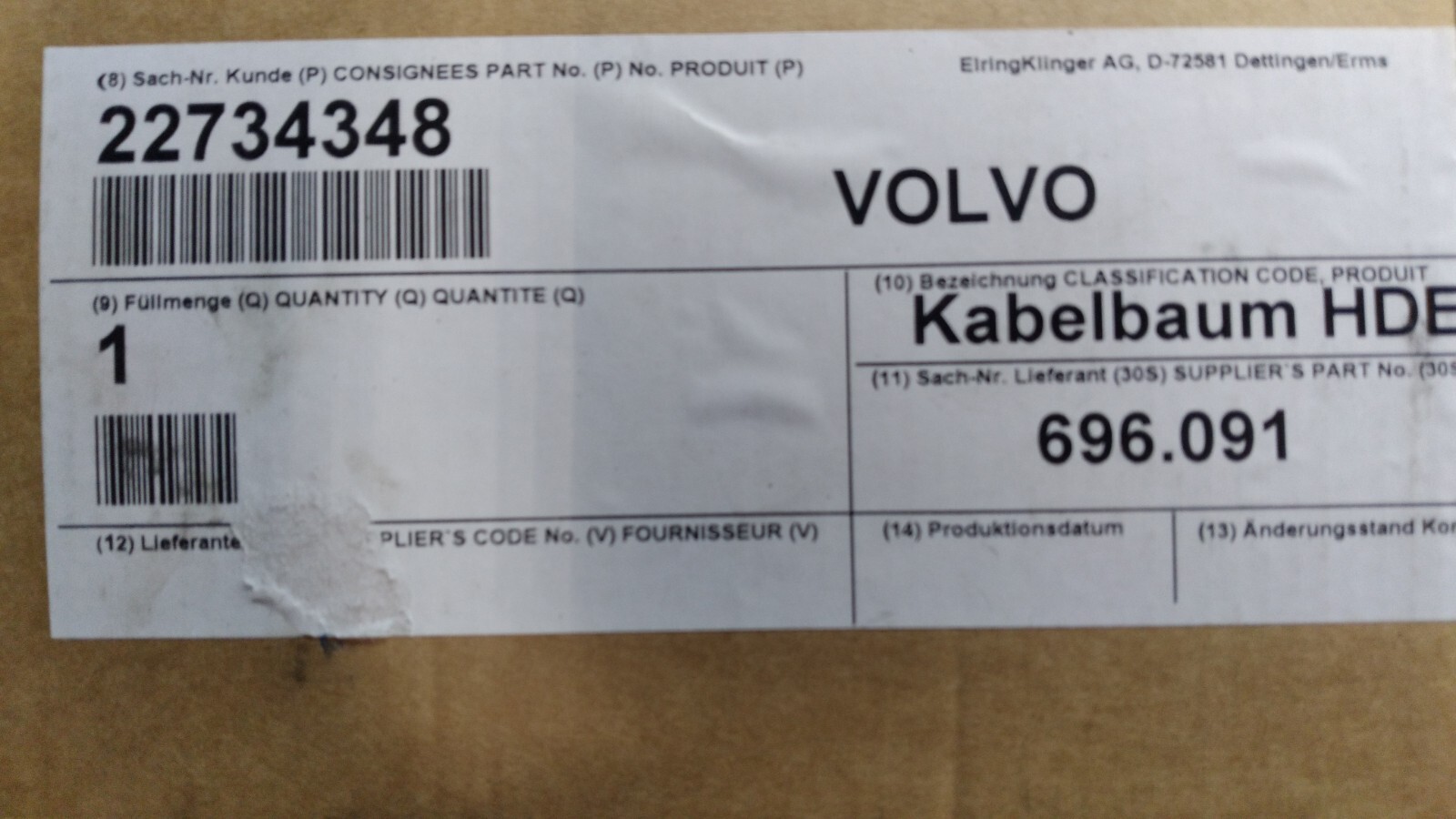 Mack Volvo Truck 22734348 Wiring Harness for sale online | eBay