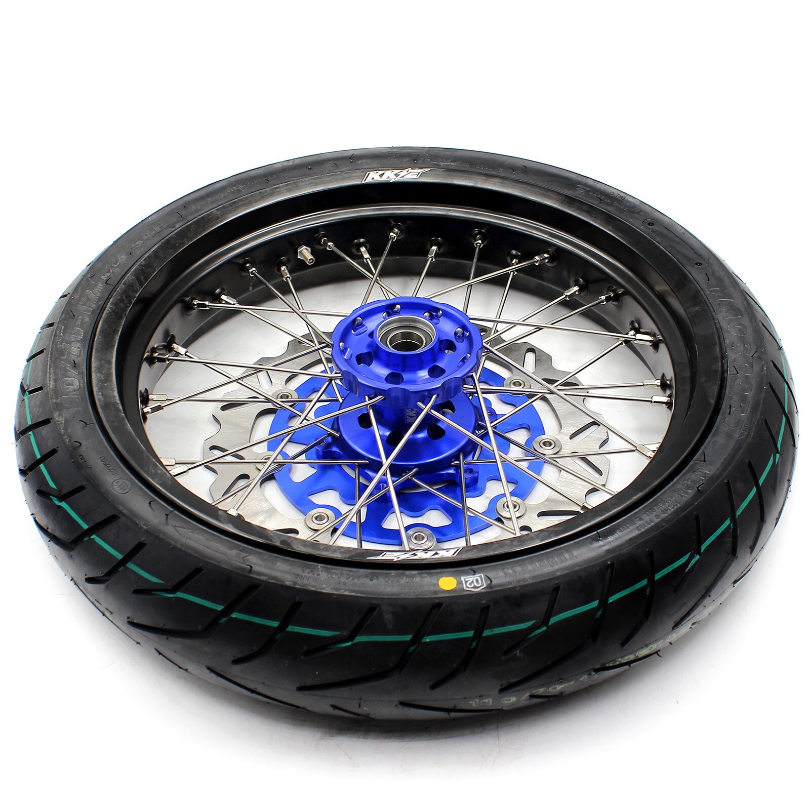 KKE 17" Supermoto Wheels Tire Fit Yamaha YZ125 YZ250 1999-2025 YZ250F ...