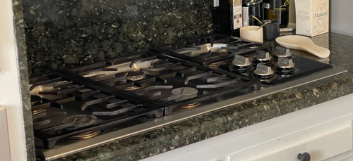 Wolf 5 Burner Gas Cooktop Stainless Steel CT36G/S 36" OBO + FREE VENT ...