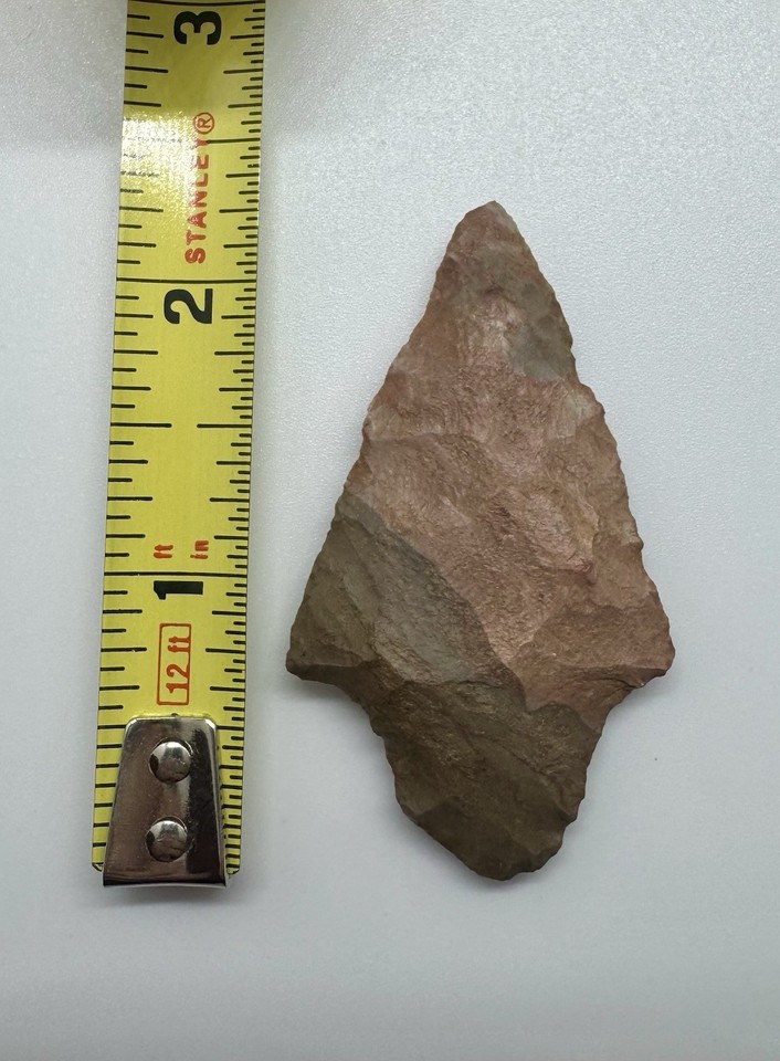 Super Fine Authentic 2.5” MultiColor Flint Adena Point Native American Arrowhead | eBay