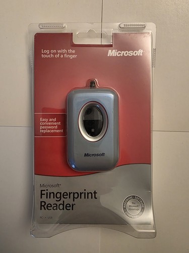 Microsoft Fingerprint Reader PC USB 1033 Windows XP Computer Password ...