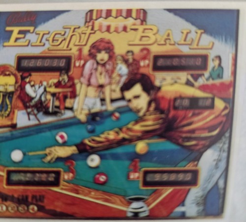 BALLY EIGHT BALL ORIGINAL PINBALL MACHINE PROMO FLYER | eBay