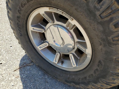 2004 2005 Hummer H2 OEM Set Of 4 Chrome Wheel Rims With Caps 17x8.5 | eBay