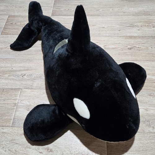 Vtg Sea World Shamu Plush Killer Whale Stuffed Orca Animal Large Rare ...