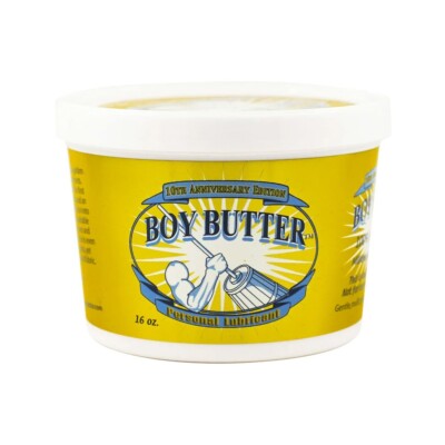 Boy Butter Personal Lubricant 16oz - Coconut Oil-Based Creamy Lube | eBay