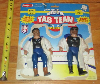1985 Remco AWA NWA WCW Long Riders Scott Bill Irwin Wrestling Figures ...