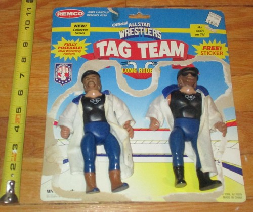 1985 Remco AWA NWA WCW Long Riders Scott Bill Irwin Wrestling Figures ...