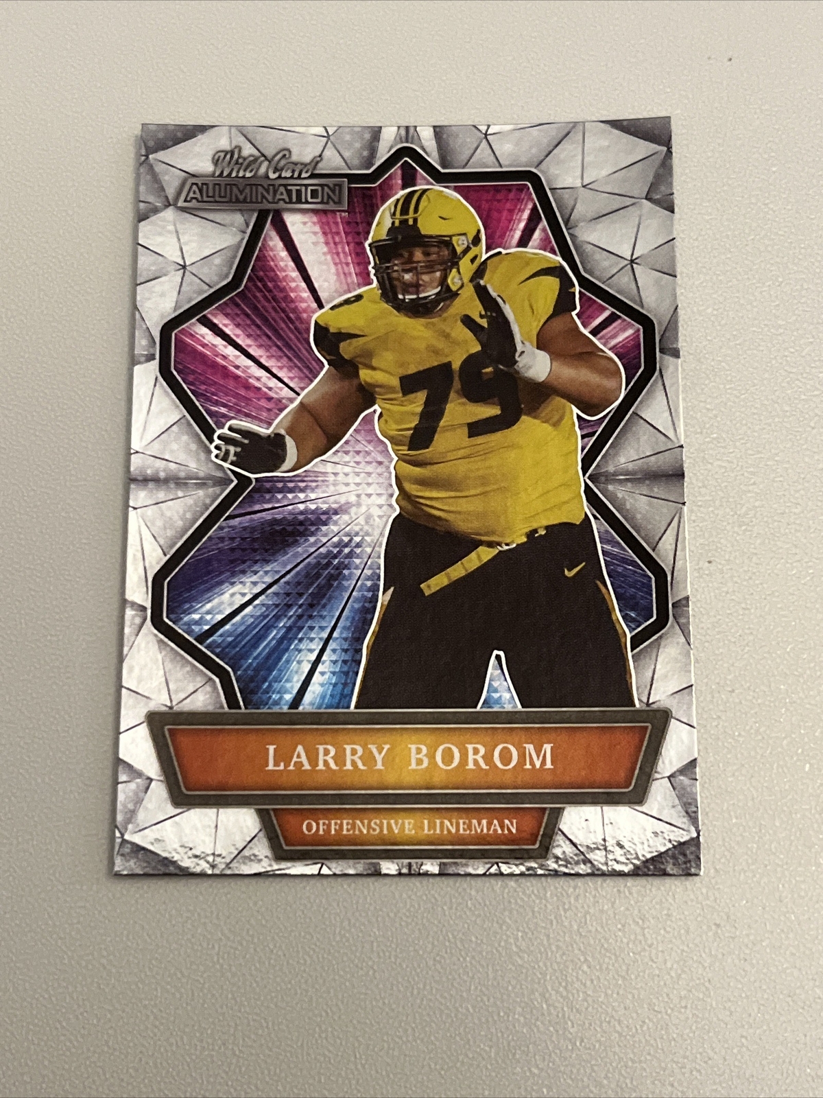 2021 Wild Card Alumination ABC-34 Larry Borom RC C8 | eBay