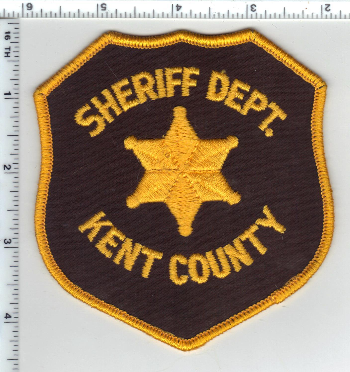 Kent County Sheriff's Dept. (Michigan) 3rd Issue Shoulder Patch | eBay