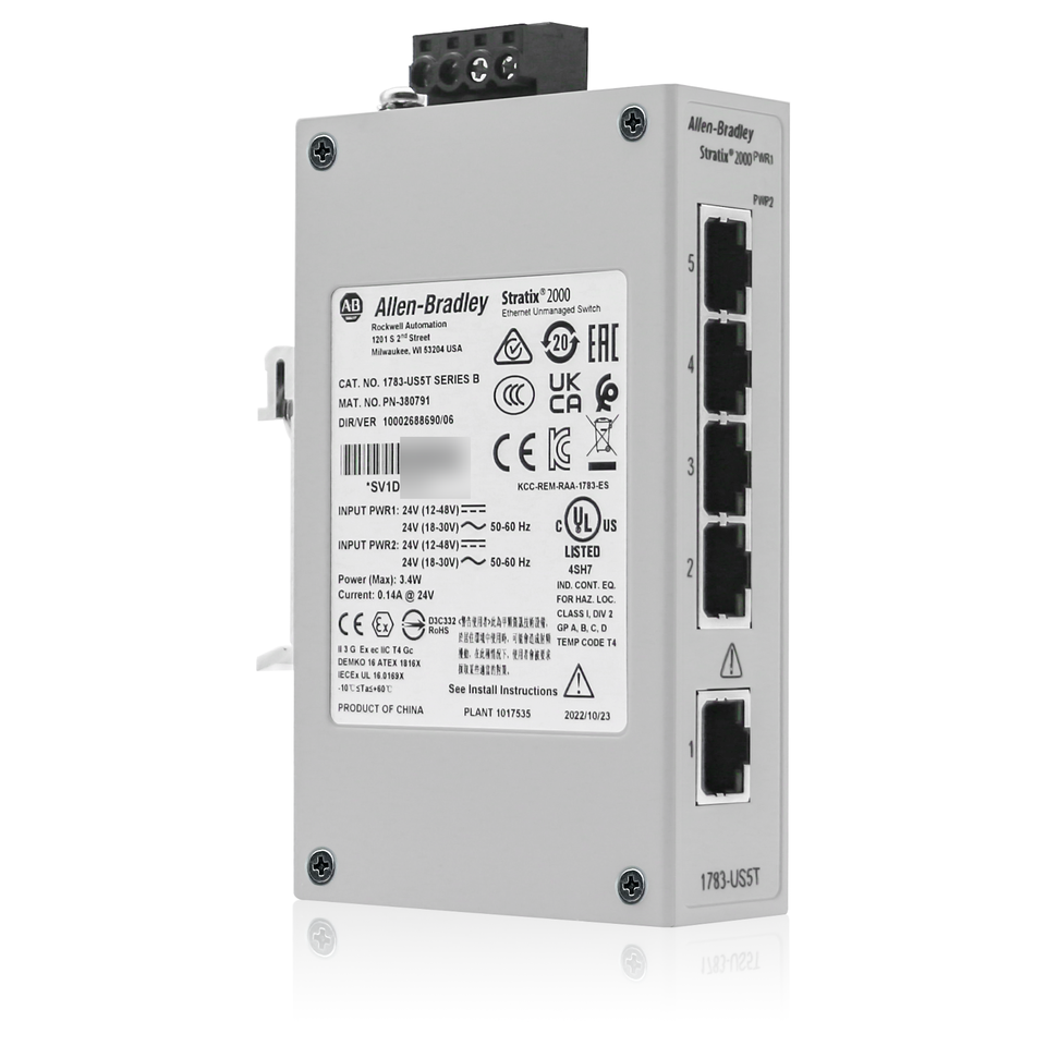 NEW Allen-Bradley 1783-US5T Stratix 2000 Ethernet Switch 1783US5T US ...
