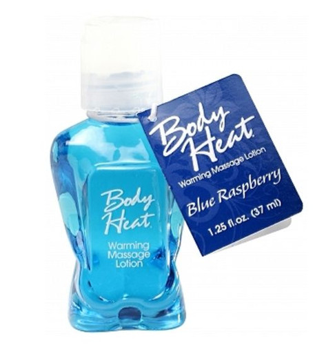 Body Heat Warming Massage Lotion Blue Raspberry 1 X 37ml Waterbased ...