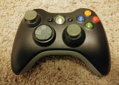 Official OEM Original Microsoft Xbox 360 Wireless Controller Black | eBay