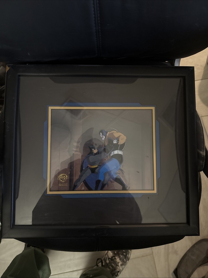 Batman Animated Series Original Production Cel Batman Bane Over the ...