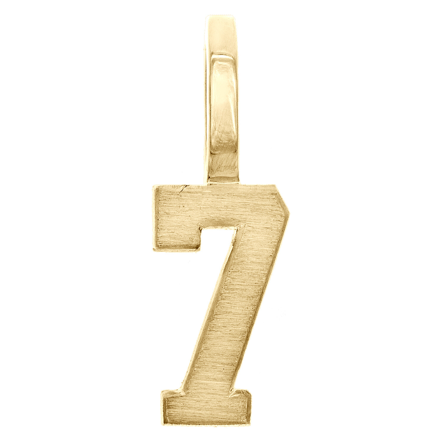 10K Yellow Gold Mini Number # Pendant Block Font Charm Hashtag Plus ...