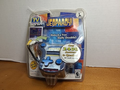New Sealed Jeopardy Plug and Play Electronic TV Game Rated E Quiz Game ...