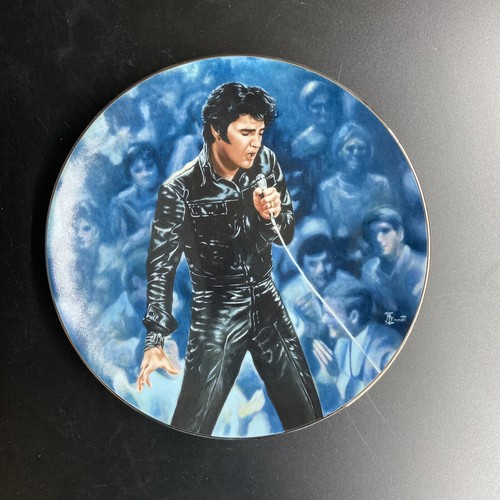 1990 Delphi Elvis Presley 68 Comeback Special Collector Plate Brand New ...