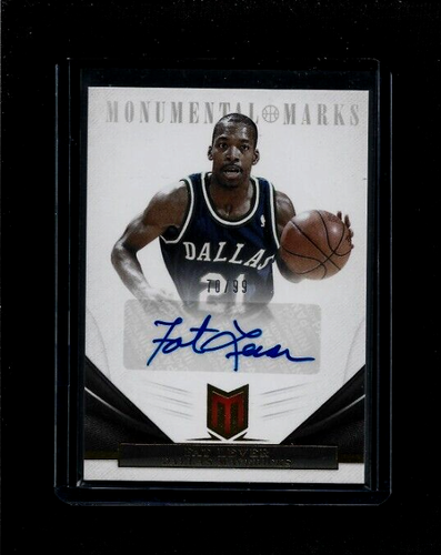 Lafayette "Fat" Lever 2012-13 Momentum MONUMENTAL MARKS Auto #/99 ...