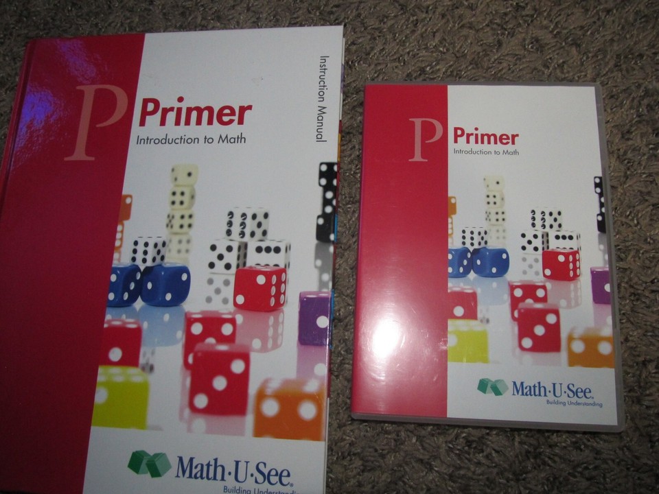 Math U See Steven Demme PRIMER Teacher Instruction Manual & DVD SET ...