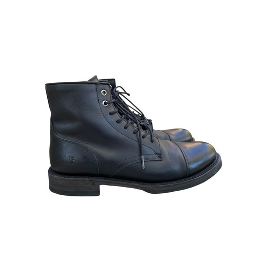 Frye Dylan Cap Toe Leather Lace Up Boots | eBay