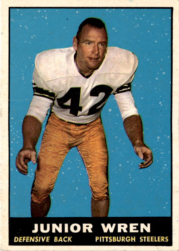 1961 Topps #111 Junior Wren Pittsburgh Steelers | eBay