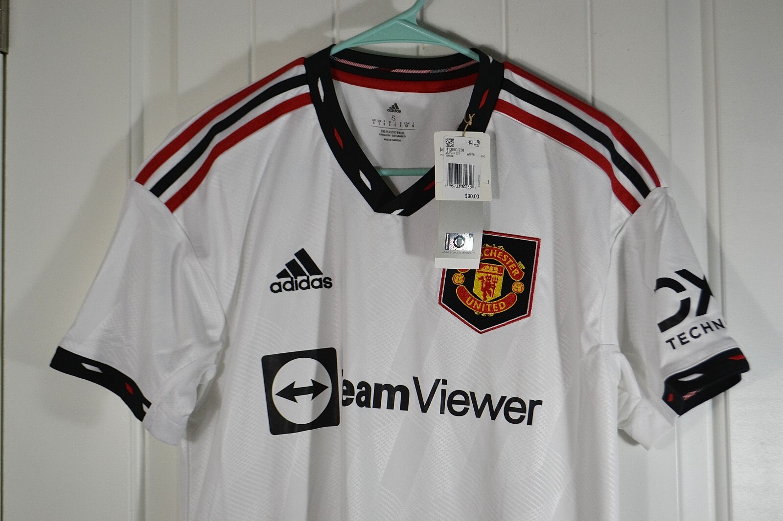 Manchester United Jersey 2022/23 Away Sz XS Adidas H13880 Football ...
