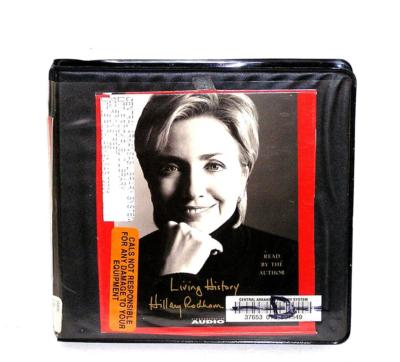 BOOK/AUDIOBOOK CD Hillary Rodham Clinton Autobiography LIVING HISTORY ...