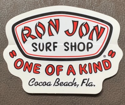 RON JON SURF SHOP "One of a Kind" Cocoa Beach, Florida Sticker Decal ...