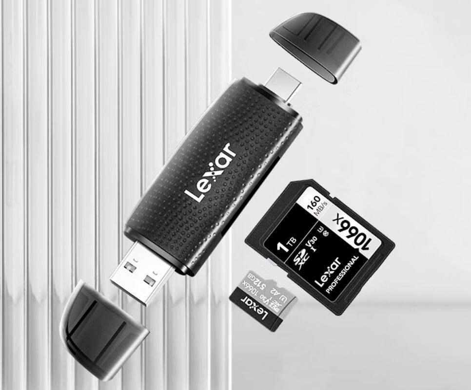 Lexar SD/Micro SD Card Reader USB-C 170MB/s | eBay