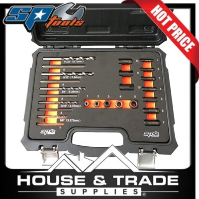 SP Tools Extractor Drill and Guide Set 25 Piece Screw SP31320 | eBay