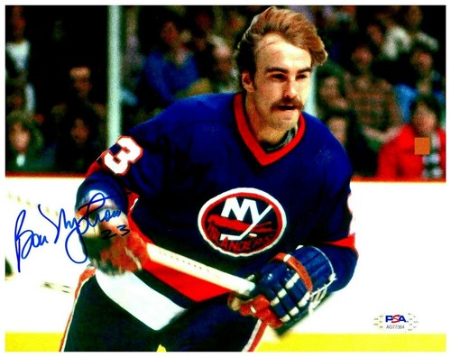 Bob Nystrom New York Islanders Hockey Signed 8x10 Color Photo PSA B ...