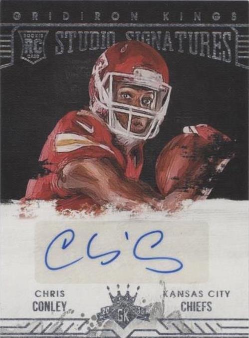 2015 Panini Gridiron Kings - Rookie Studio Signatures Chris Conley #RSS ...
