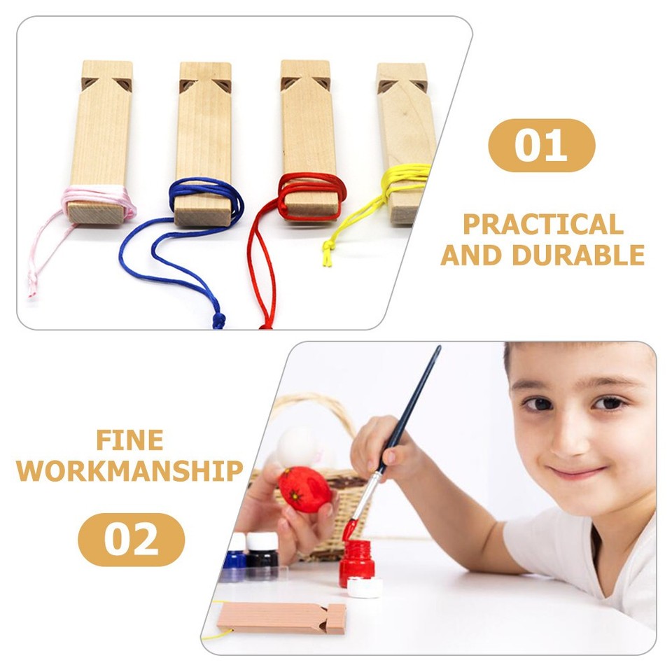 3pcs Train Whistle Toy DIY Painting Whistles Kids Musical Instrument ...