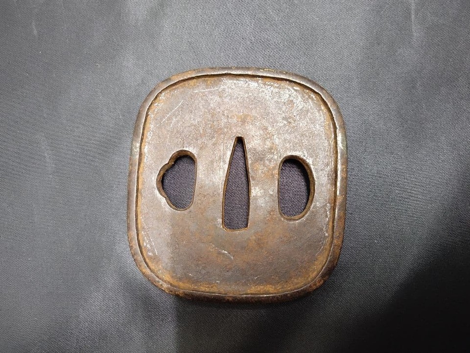 Thick iron tsuba Edo period M1252 | eBay