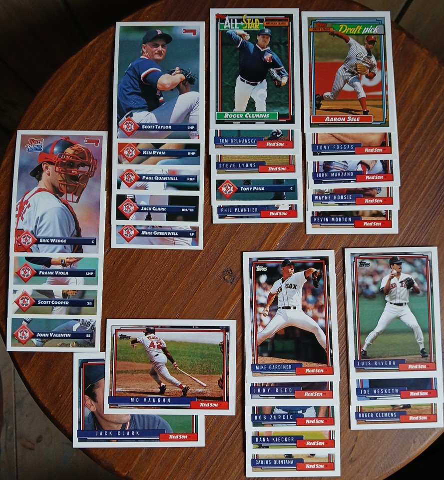 Boston Gift Red Sox 100 Cards & Handmade Vintage Sterling Souvenir ...