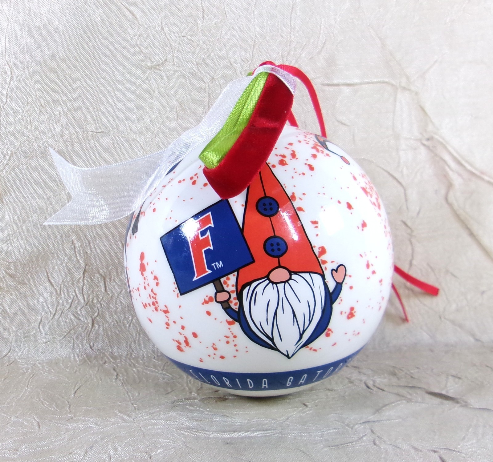 1 University Of Florida Gators Gnomes Christmas Ornament Memory Company ...