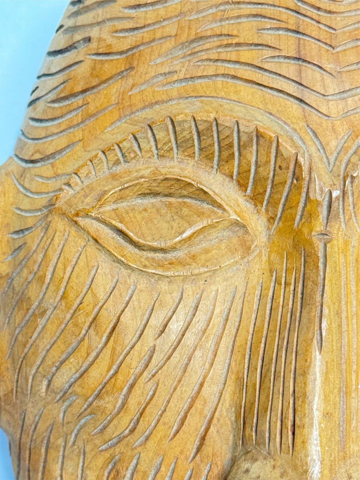 Antique Greenland Mask Tupilak Inuit Sculpture Tribal Carved Wood ...