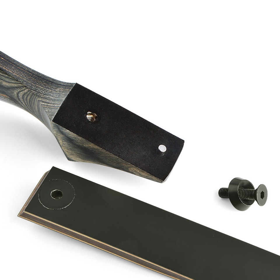 60" Recurve Bow 20-60lbs Archery Takedown Wooden Bow Riser Limbs ...